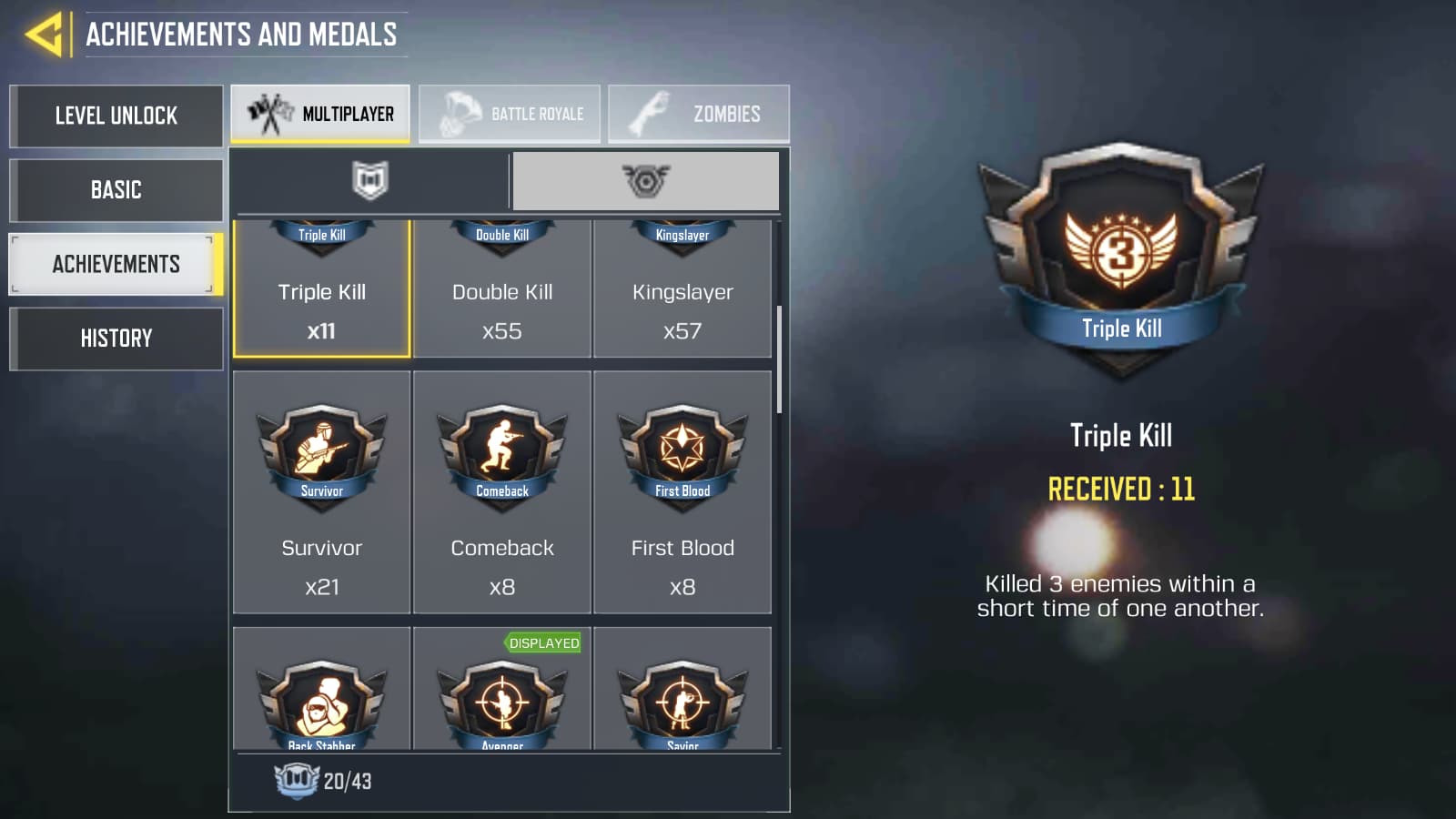 How to earn Triple Kill medal in COD Mobile - Touch, Tap, Play