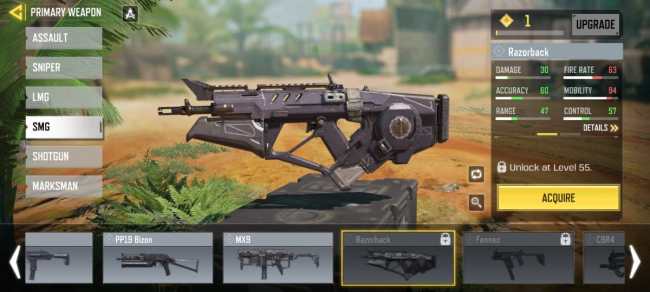 Best Razorback SMG Loadout for COD Mobile - Touch, Tap, Play