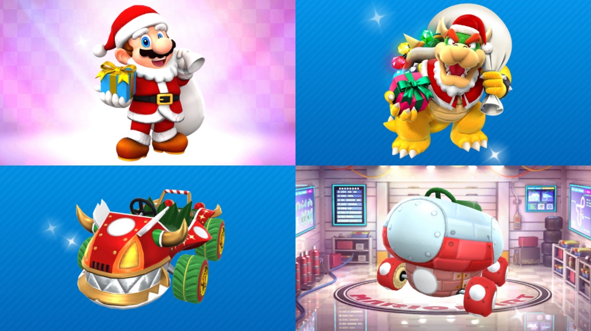 Mario Kart Tour Holiday Tour Guide: Santa Bowser, New Course, and More ...
