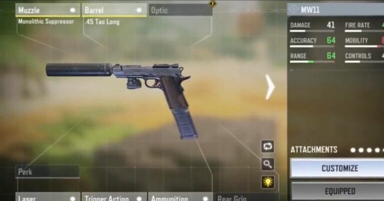 Best MW-11 Loadout in COD Mobile - Touch, Tap, Play