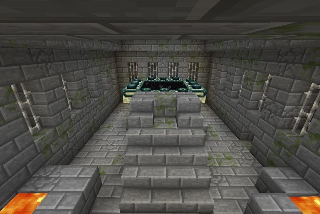 Number of End Portals in a Minecraft Bedrock World