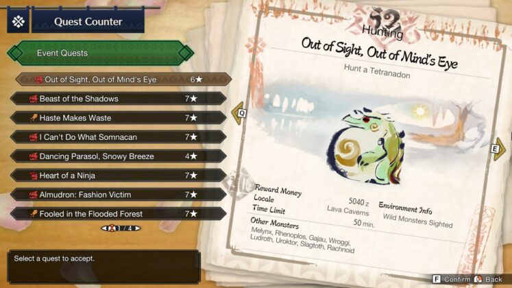 Monster Hunter Rise Event Quest Guide: Full List - Touch, Tap, Play