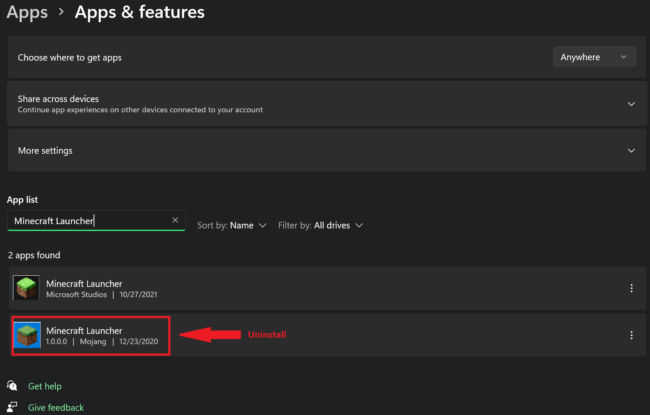 Minecraft old launcher: How to remove it from your PC - Touch, Tap, Play