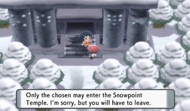How to Get Into the Snowpoint Temple in Pokemon Brilliant Diamond and ...