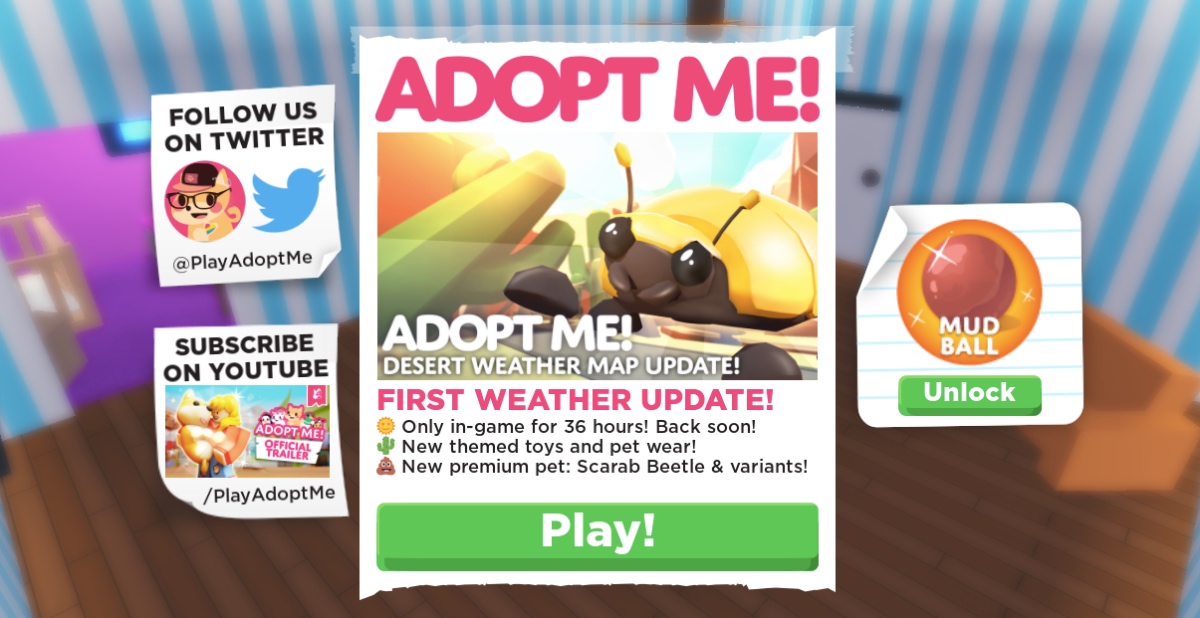 Roblox Adopt Me: How to Get the Giant Scarab Beetle - Touch, Tap, Play