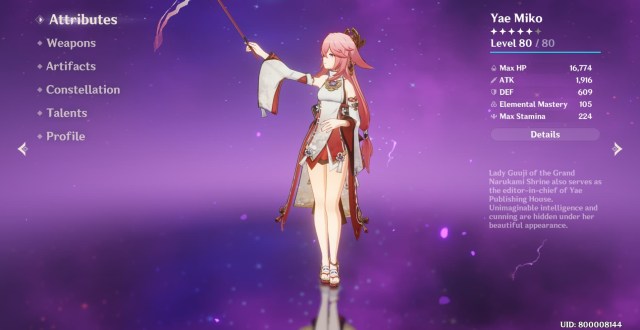 Genshin Impact Yae Miko Best Builds: Burst DPS, Pure DPS and Other ...