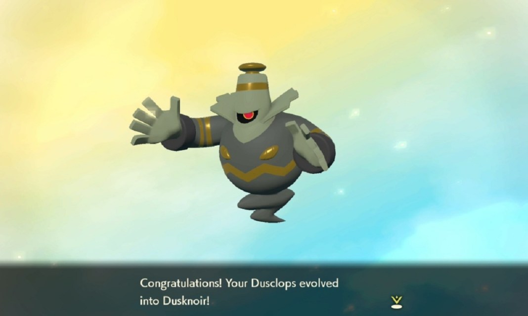 How to Evolve Dusclops in Pokemon Legends: Arceus - Touch, Tap, Play