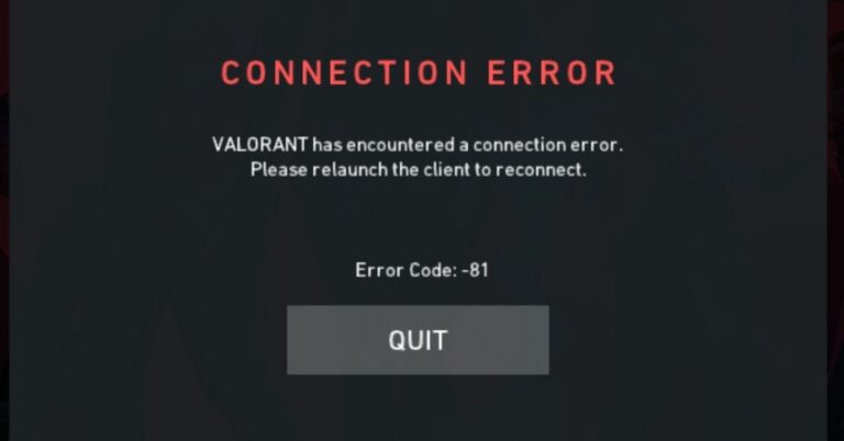 How to Fix Error 81 in Valorant - Touch, Tap, Play