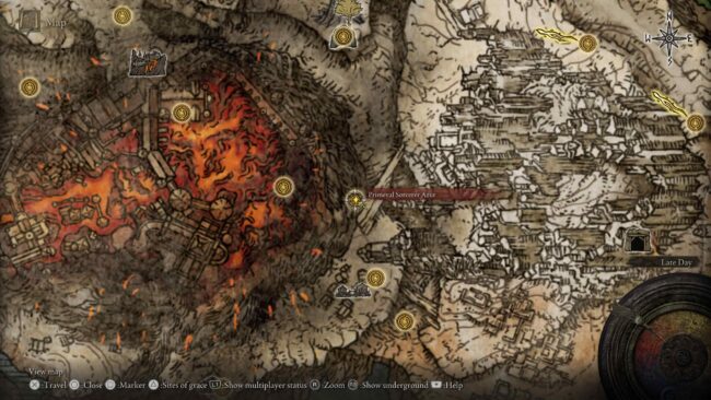 How to Reach Primeval Sorceror Azur Location in Elden Ring | Mt. Glemir ...