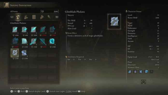How to Get Glintblade Phalanx Sorcery Early in Elden Ring | Homing ...