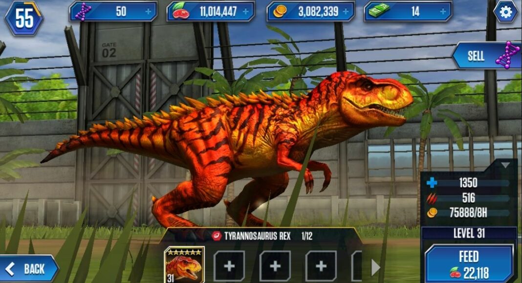 How Do You Get a Free T-Rex in Jurassic World: The Game - Touch, Tap, Play