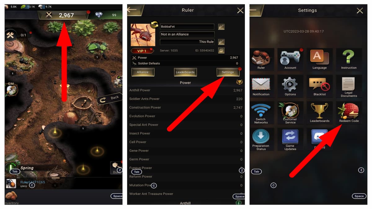 All Cheat Codes in The Ants: Underground Kingdom (March 2023) - Touch ...