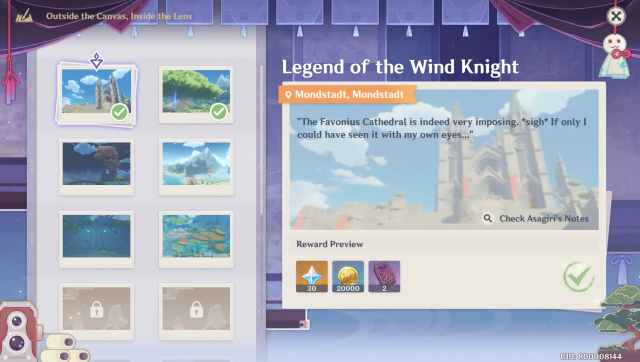 How to Complete Legend of the Wind Knight II Photo Challenge in Genshin ...