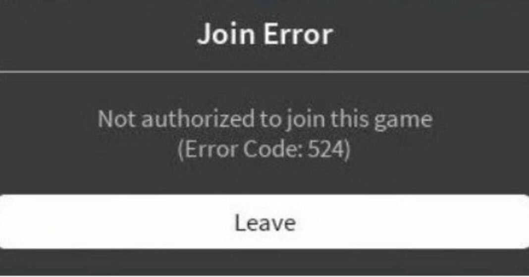 How to Fix Join Error 524 in Roblox 2022 - Touch, Tap, Play