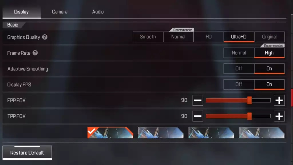 Best Graphics Settings for Apex Legends Mobile - Touch, Tap, Play
