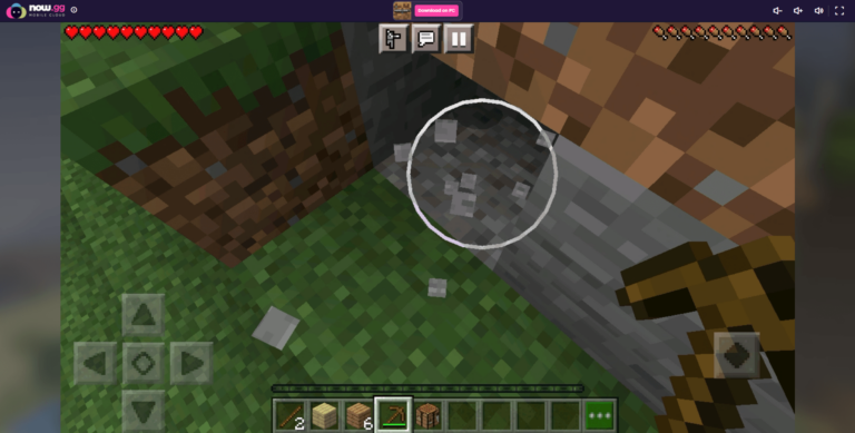 How to Play Minecraft Unblocked Online Using Now.gg - Touch, Tap, Play