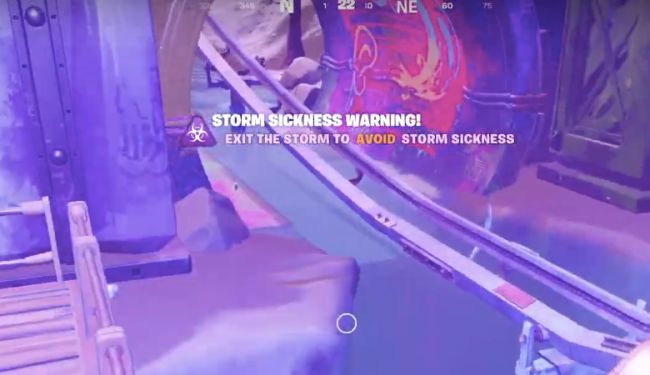 What is Storm Sickness in Fortnite Chapter 3 Season 3 - Touch, Tap, Play