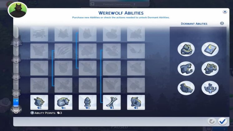 Sims 4 Werewolf Ability Points Cheat Code Guide - Touch, Tap, Play
