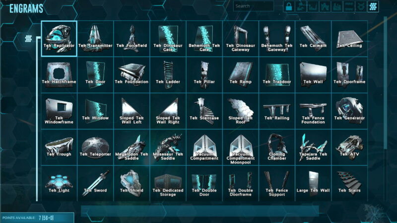 Learn All Tek Engrams Admin Command in ARK Survival Evolved - Touch, Tap, Play