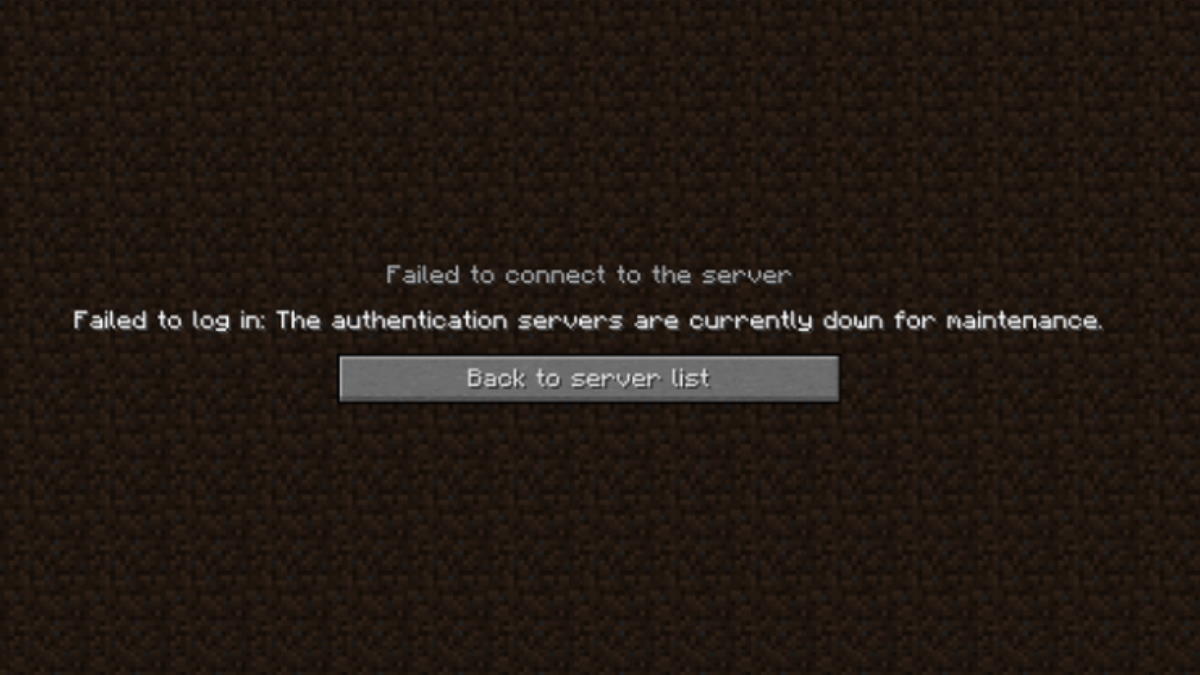 How to Fix Minecraft Authentication Servers are Down Error - Touch, Tap ...