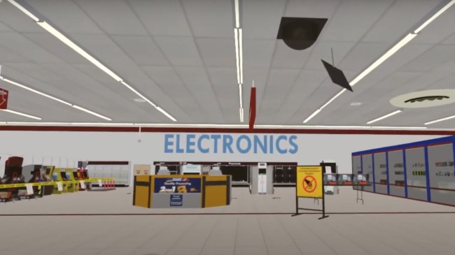 A Look Inside the Functioning VRChat Kmart World - Touch, Tap, Play