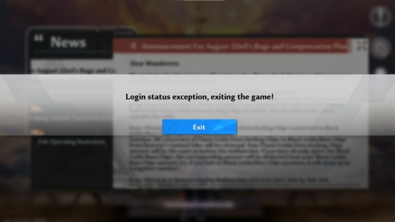 Tower of Fantasy: How to Fix Login Status Exception Exiting the Game Error - Touch, Tap, Play