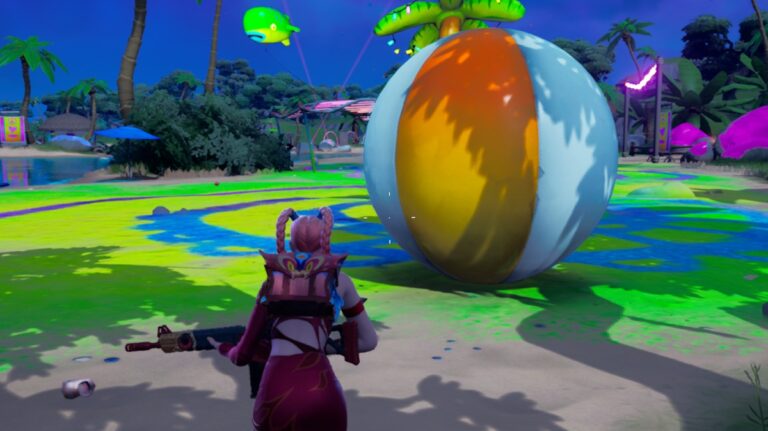 How to Kick a Beachball in Fortnite - Touch, Tap, Play