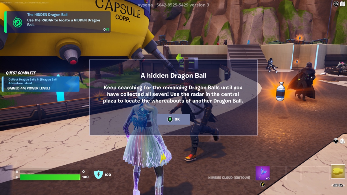 How to Collect a Dragon Ball in Dragon Ball Adventure Island Fortnite ...
