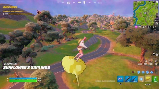 How to Find and Use Nimbus Cloud in Fortnite - Touch, Tap, Play