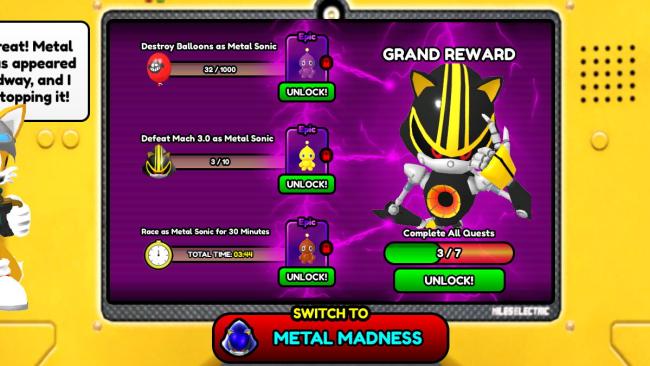 How to Get Metal Sonic 3.0 in Sonic Speed Simulator - Touch, Tap, Play