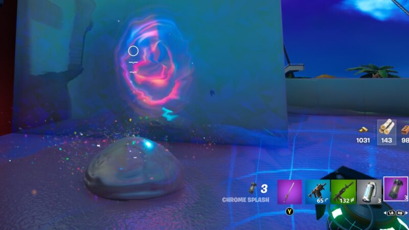 Finding and Using Chrome Splash in Fortnite
