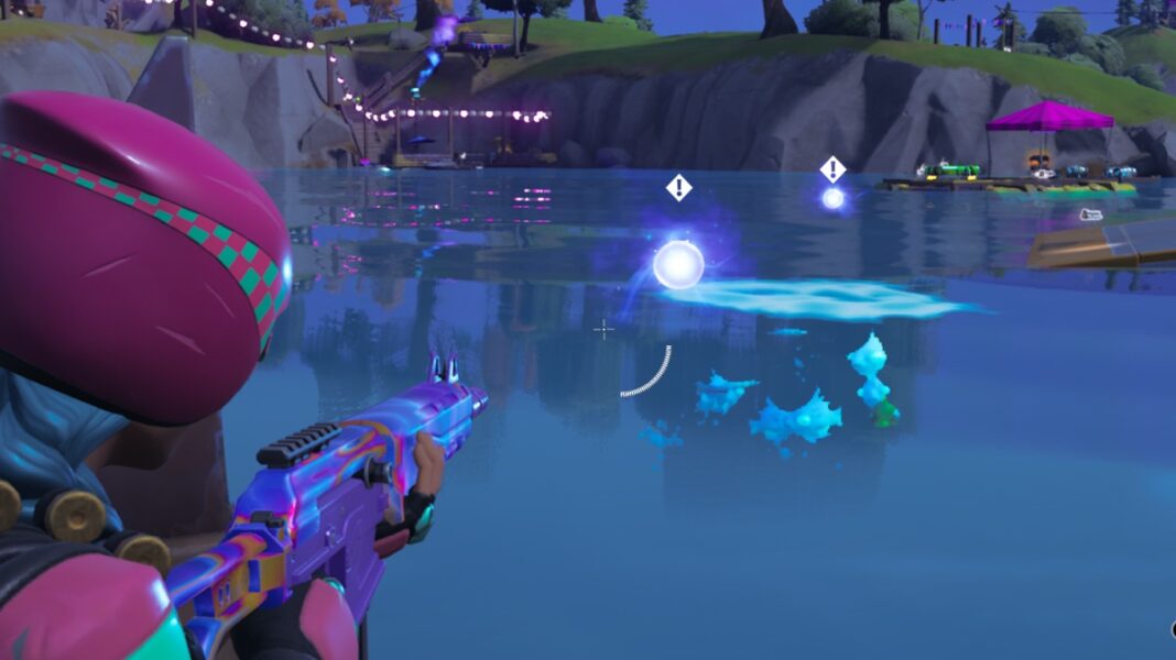 Finding and Swimming Through Energy Clouds in Fortnite