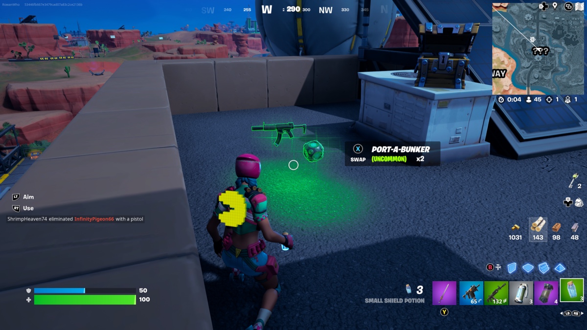How to Find and Use a Port-a-Bunker in Fortnite - Touch, Tap, Play