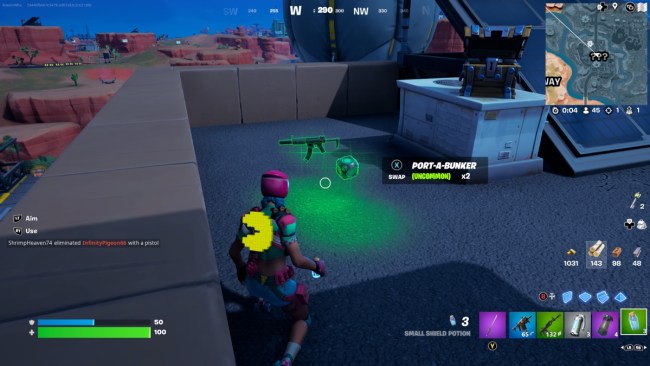 How to Find and Use a Port-a-Bunker in Fortnite - Touch, Tap, Play