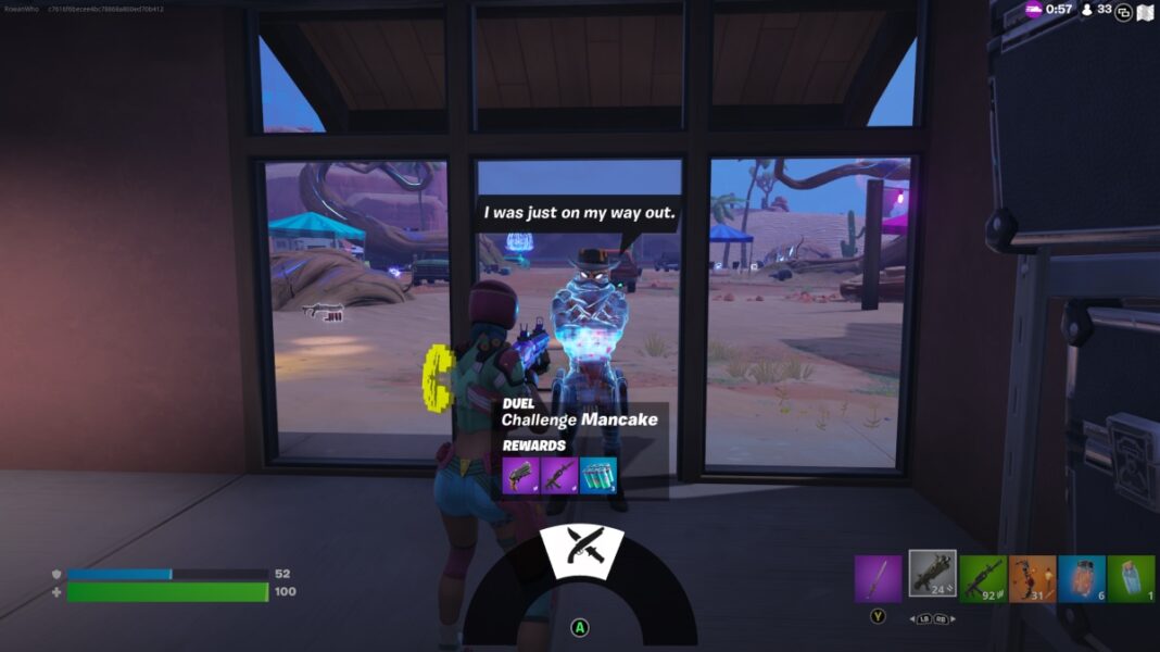 Mancake in Fortnite (screenshot by Touch Tap Play)