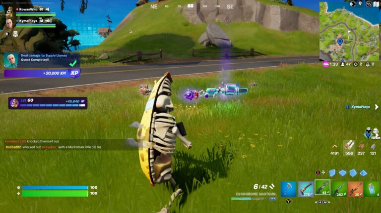 Fortnite: How to Gain Shields From Jellyfish, Shield Fish, or Slurpfish ...