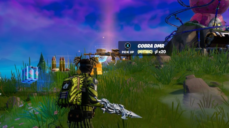 How to get a Guaranteed Mythic Cobra DMR in Fortnite - Touch, Tap, Play
