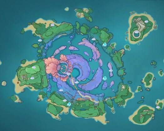 All Seelie Locations on Watatsumi Island - Genshin Impact - Touch, Tap ...