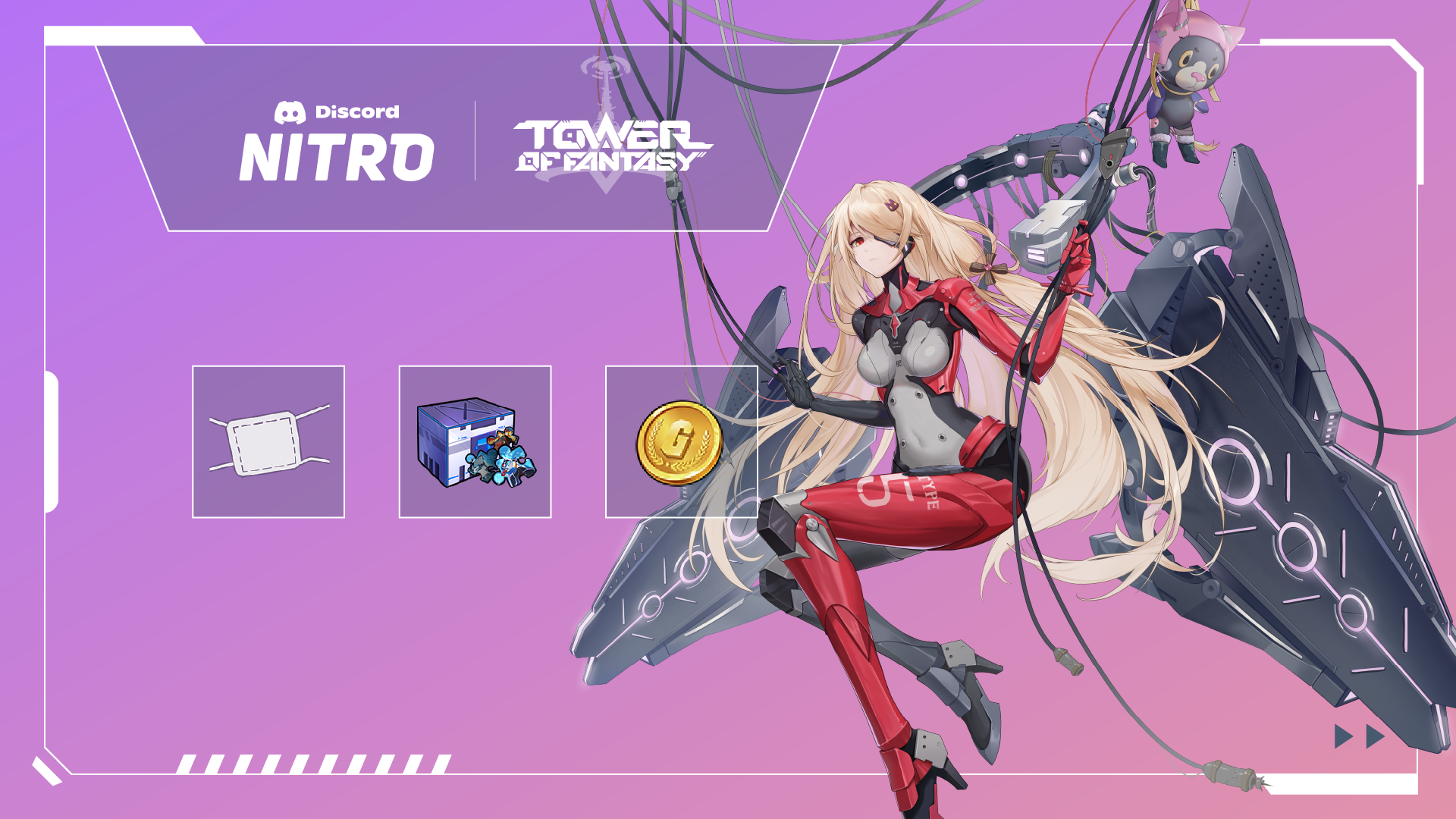 How to Claim Discord Nitro Avatar Pack in Tower Of Fantasy - Touch, Tap, Play