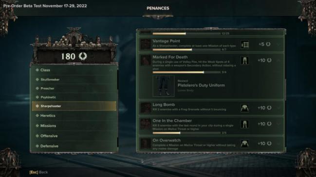 Warhammer 40K: Darktide - What Are Penance Points? Explained - Touch ...
