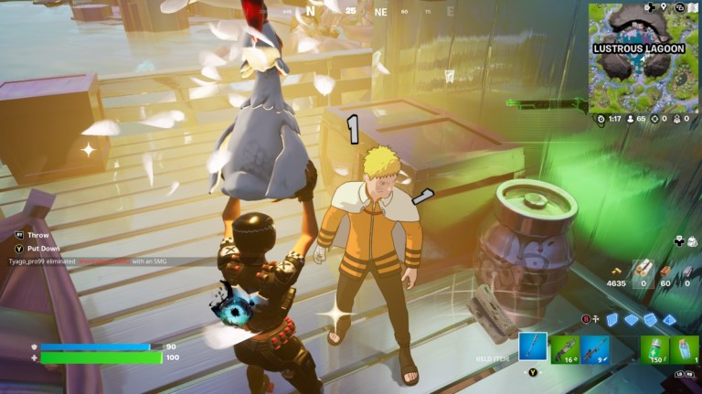 How to Deal Damage with a Chicken Peck in Fortnite - Touch, Tap, Play