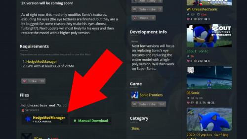 How To Mod Sonic Frontiers - Guide - Touch, Tap, Play