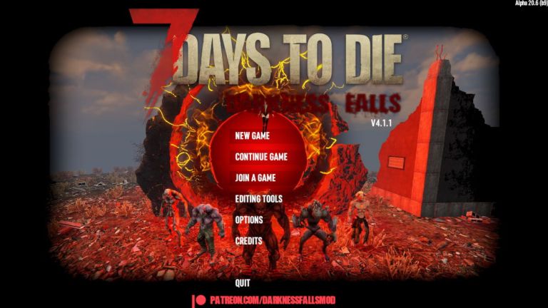 Darkness Falls Mod for 7 Days To Die - Touch, Tap, Play