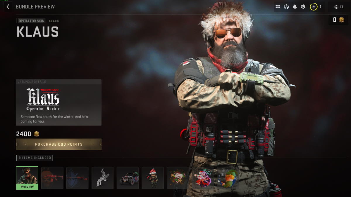 Everything to Know About Klaus Operator Bundle in MW2 - Touch, Tap, Play