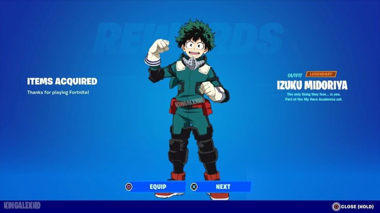 How To Get the “Deku” Izuku Midoriya Skin in Fortnite - Touch, Tap, Play