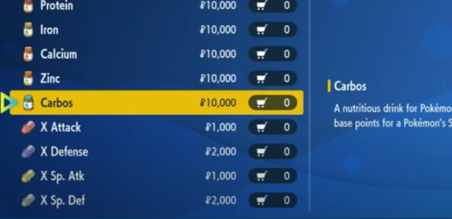 How Many EVs Do Vitamins Give in Pokémon Scarlet and Violet ...