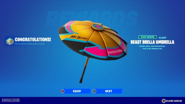 How to Get the Beast Brella Umbrella in Fortnite - Touch, Tap, Play