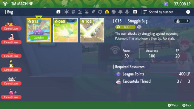 How To Get Struggle Bug (TM015) in Scarlet and Violet - Touch, Tap, Play