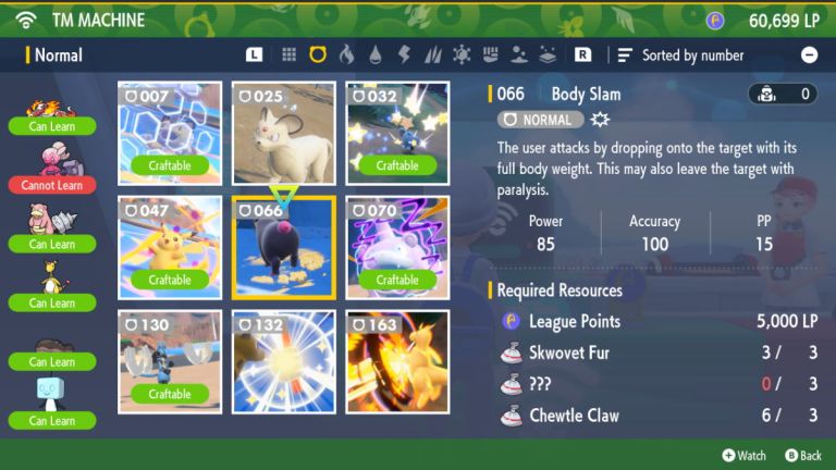 How To Get Body Slam (TM066) in Scarlet and Violet - Touch, Tap, Play