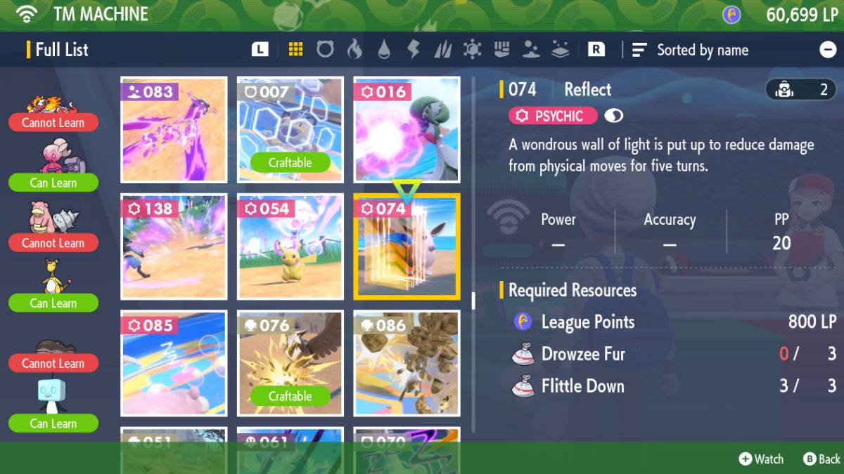 How To Get Reflect (TM074) in Scarlet and Violet - Touch, Tap, Play